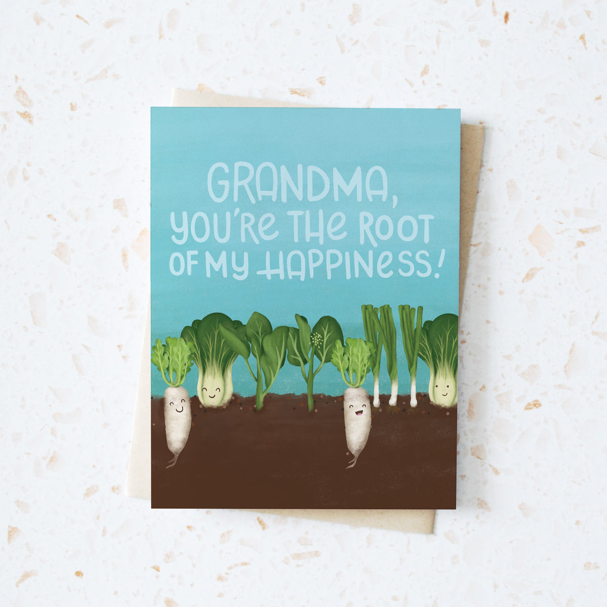 Grandma, You're the Root of my Happiness Greeting Card | Grandparent ...