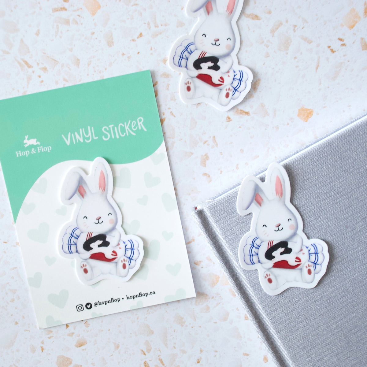 White Rabbit Candy Vinyl Sticker | Lucky Bunny | Hare Sticker | Die Cut ...